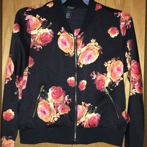 Jackets & Coats | Rose Bomber Jacket | Poshmark